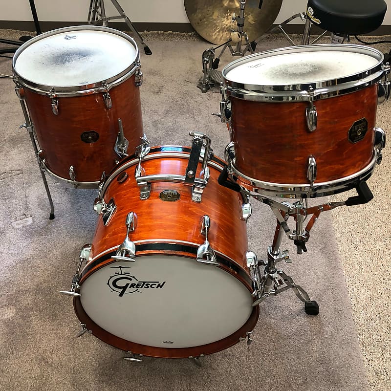 Gretsch Stop Sign Badge Be-Bop Kit 1971-1973 Walnut | Reverb