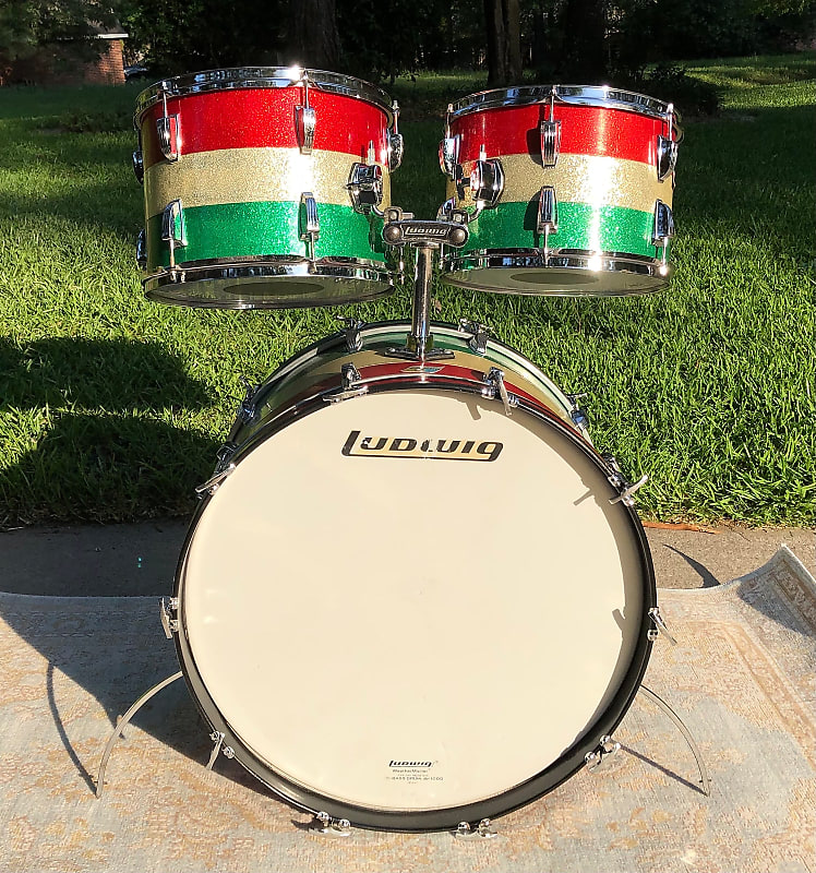 1970’s Ludwig Shell Pack (24”-13”-14”) | Reverb