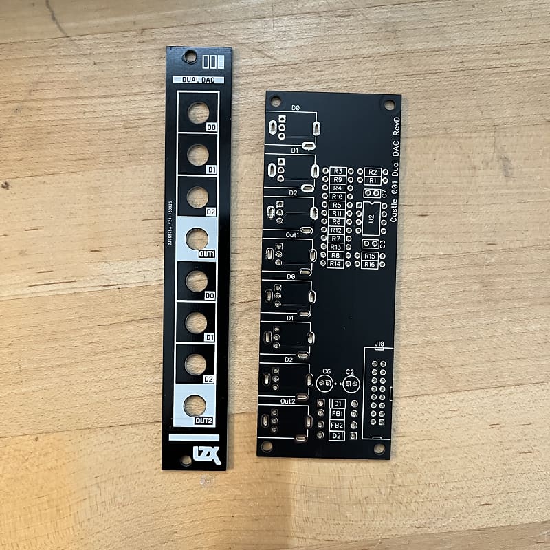 LZX Industries Castle 001 - Dual DAC - Panel and PCB Video | Reverb