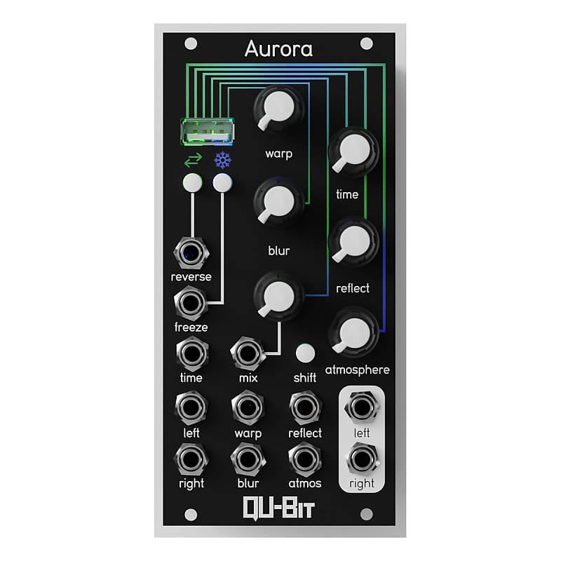 Qu-Bit Electronix Aurora Eurorack Spectral Reverb Module | Reverb