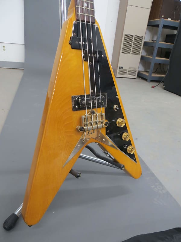 1977 Ibanez Flying V bass Lawsuit era | Reverb