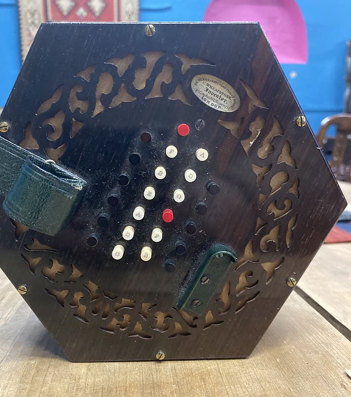 Wheatstone Concertina 48 Key/button 1848/49 - rosewood | Reverb