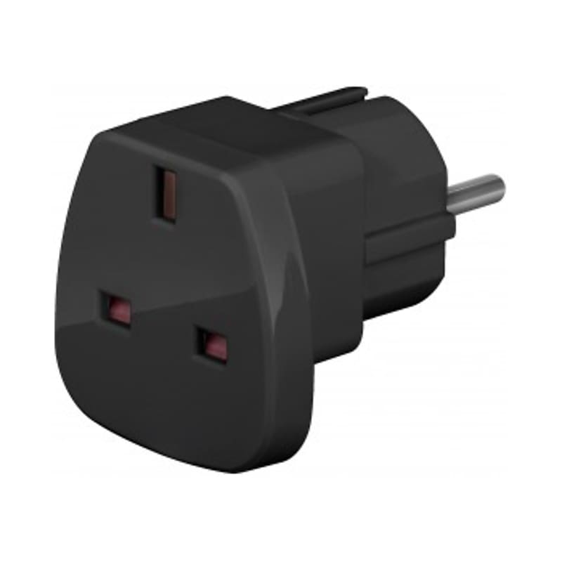 goobay Schuko to UK Plug Adapter 230V/240V - Plug Adapter | Reverb