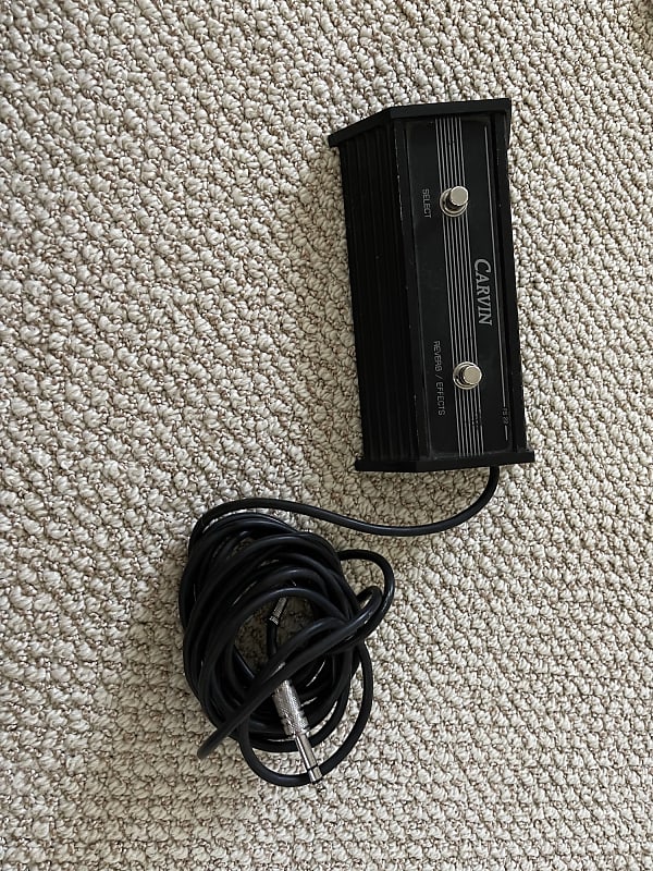 Carvin FS22 Footswitch - Black | Reverb
