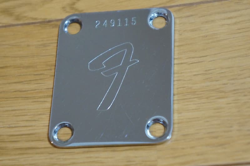 Fender 1968 F Style Vintage Neck Plate | Reverb