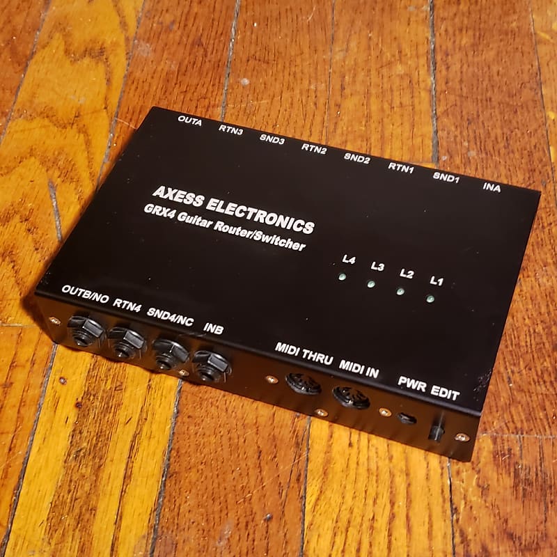 Axess Electronics GRX4 MIDI Guitar Router/Switcher | Reverb