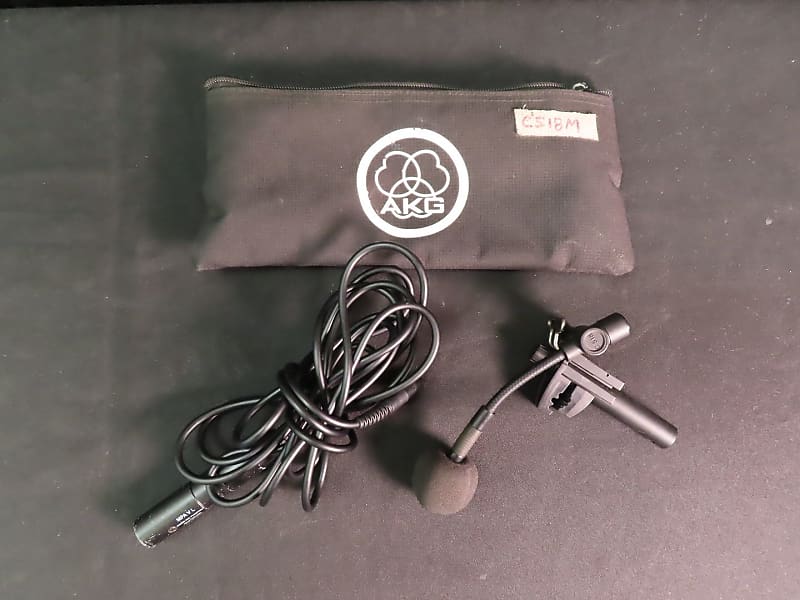 AKG C518 M Professional Miniature Clamp-on Condenser | Reverb