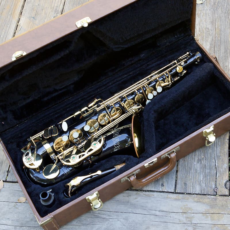 LA SAX Barrington Black Alto Saxophone | Reverb