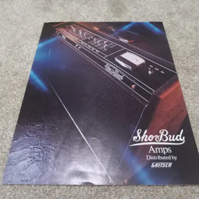 Sho-Bud Pedal Steel Guitars 1978 Catalog Brochure Original | Reverb