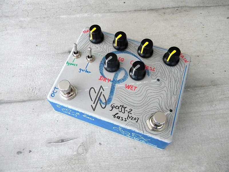 dpFX Pedals - FuzZ-2 Bass [V2.0] with Dry Blend, Mids-EQ, & | Reverb