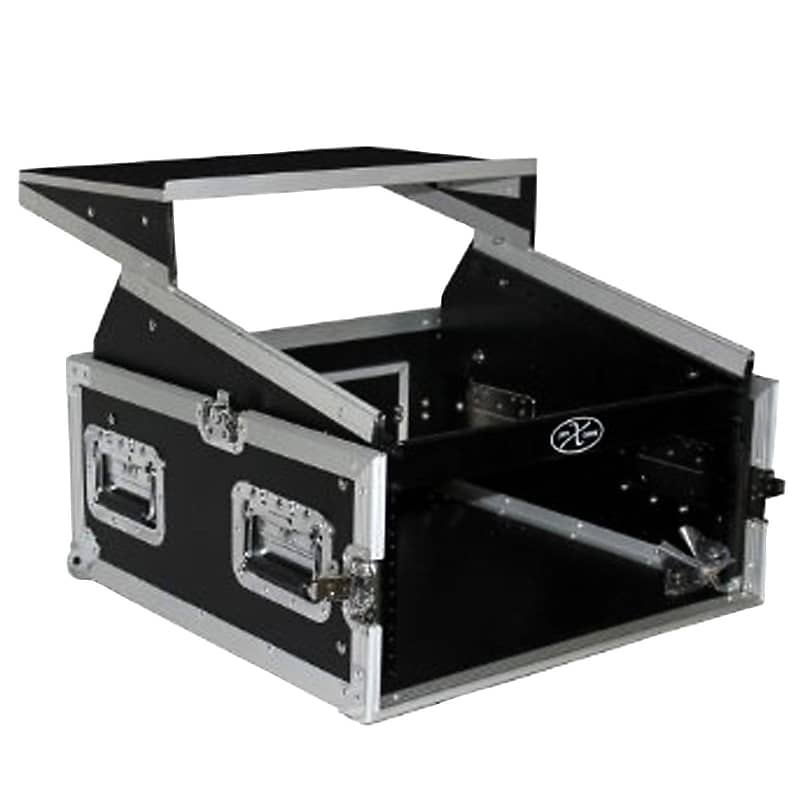 ProX 4U Rack x 10U Top Mixer DJ Combo Flight Case Laptop | Reverb