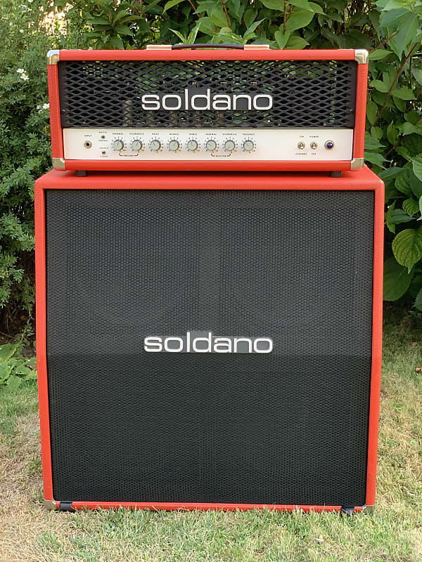 Soldano Super Lead Overdrive SLO-100 Head with 4x12 Slant | Reverb