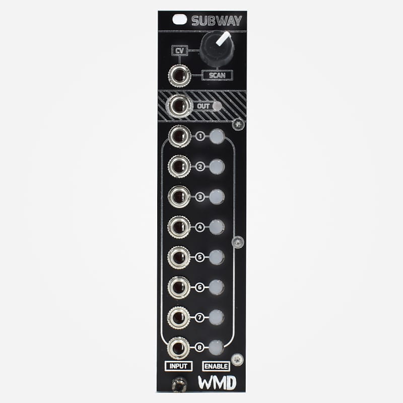 WMD SUBWAY 8-channel VC Scanning Crossfader Eurorack Module | Reverb