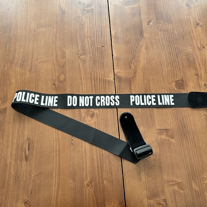 Cool Straps Police Line Guitar Strap | Reverb