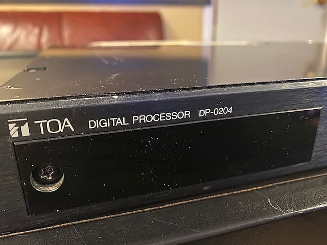 TOA DP-0204 DIGITAL PROCESSOR | Reverb