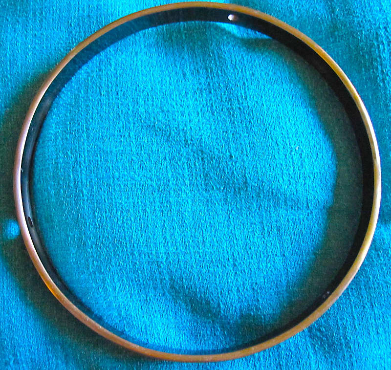 Pearl Extra Heavy Duty Single-Flange Rim Hoop - Smoked Chrome | Reverb