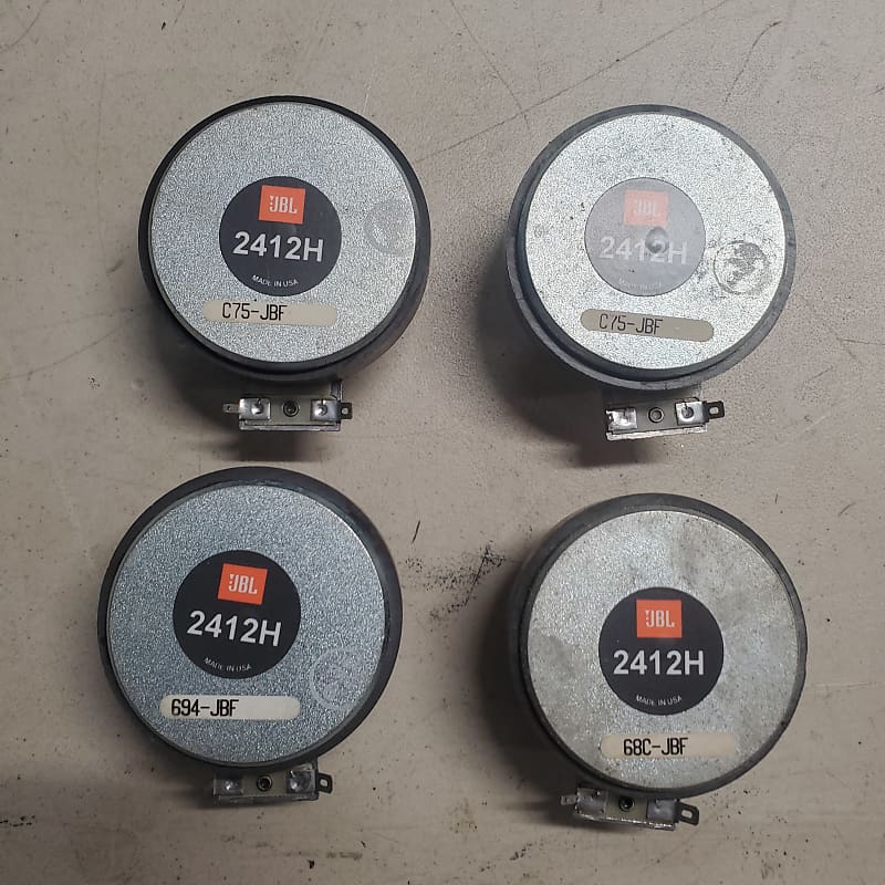 JBL 2412h 1inch compression driver 2000 - Silver | Reverb