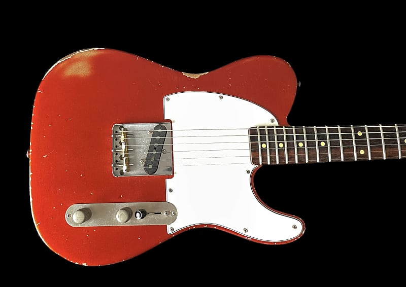 Danocaster Partscaster Boutique Esquire 2021 Candy Apple Red | Reverb