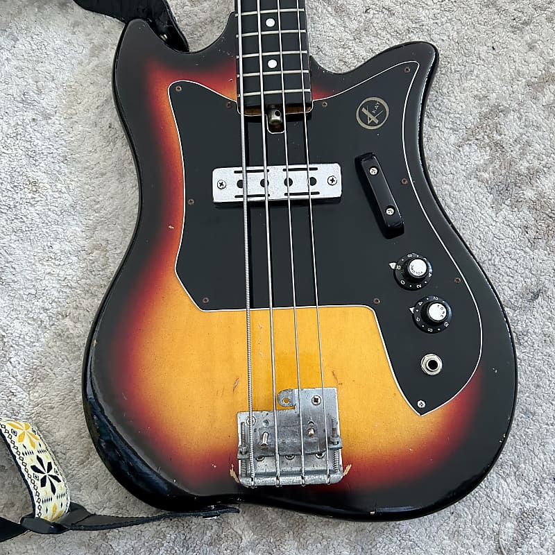 Kay eb-100 Tulip 60s/70s - Sunburst | Reverb UK