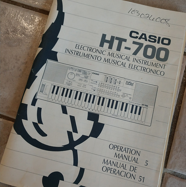 Casio HT-700 Manual | Reverb
