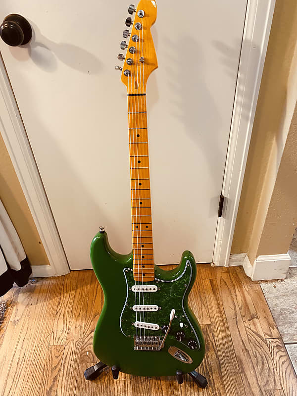 2023 Guitar Fetish Strat Partscaster British Racing Green | Reverb