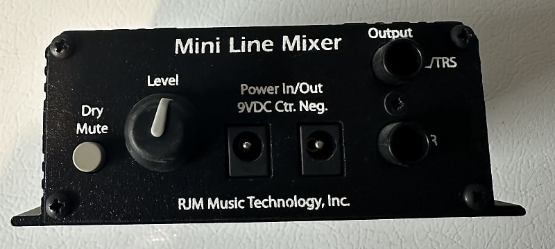 RJM Mini Line Mixer 2018 - Black | Reverb