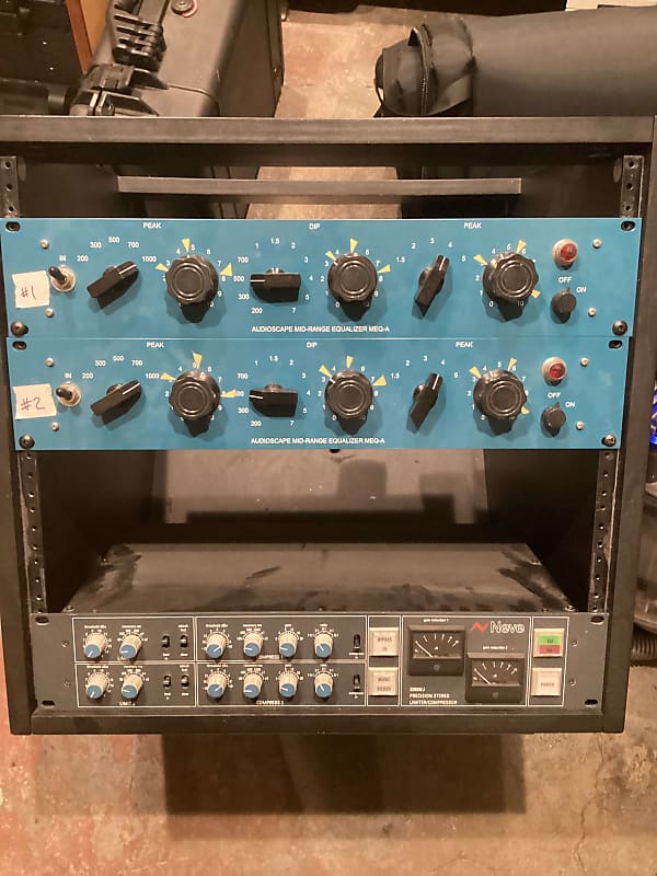 PAIR of AudioScape Engineering Co. MEQ-A Mid-Range Equalizer | Reverb