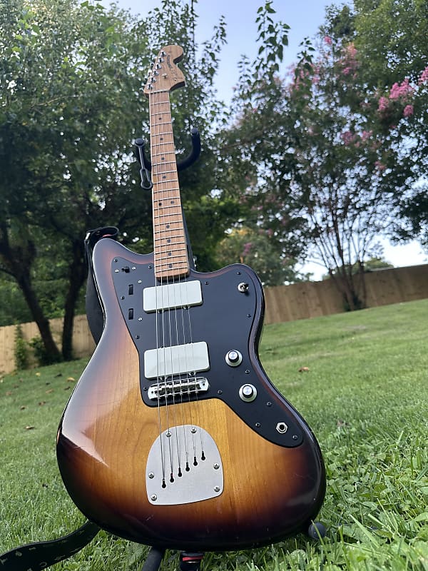 Partscaster Jazzmaster build with Fender roasted maple neck; | Reverb