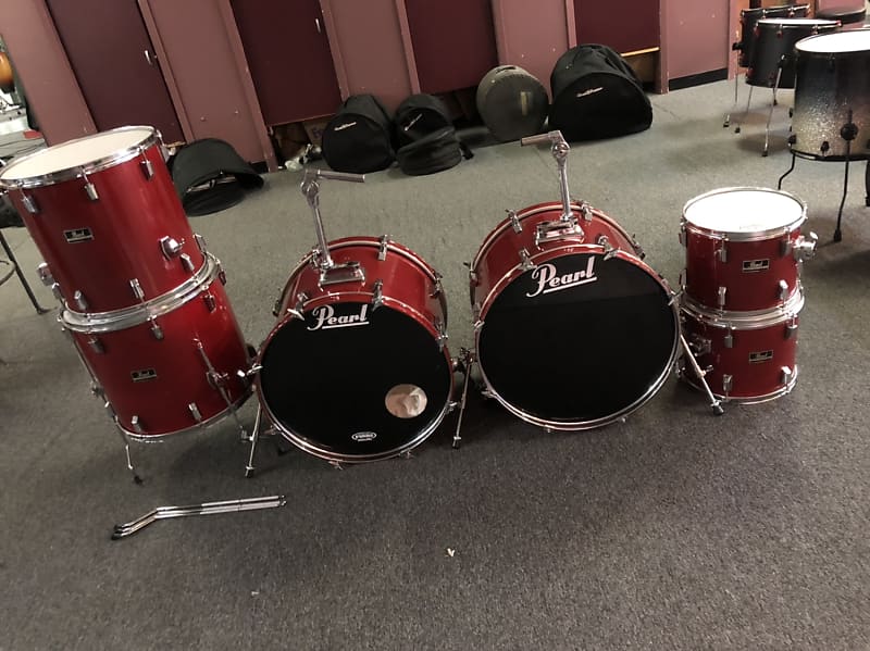 Pearl Export 80s Candy apple red | Reverb