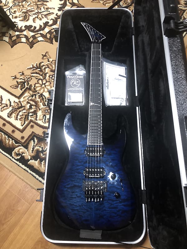 Jackson Custom Shop Quilted Maple Top 2020 Trans Blue | Reverb