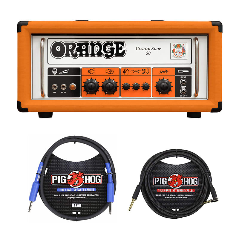 Orange Amps CS50 Custom Shop 50W Tube Amp Head with Speaker | Reverb Orange Amps CS50 Custom Shop 50W Tube Amp Head with Speaker | Reverb