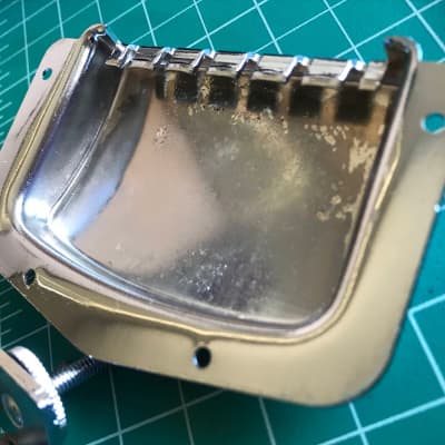 Teisco Bridge Base Plate 1960's - Chrome | Reverb