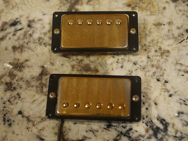 1980s Gibson HB-L HB-R Bill Lawrence Designed Gold Pickups | Reverb