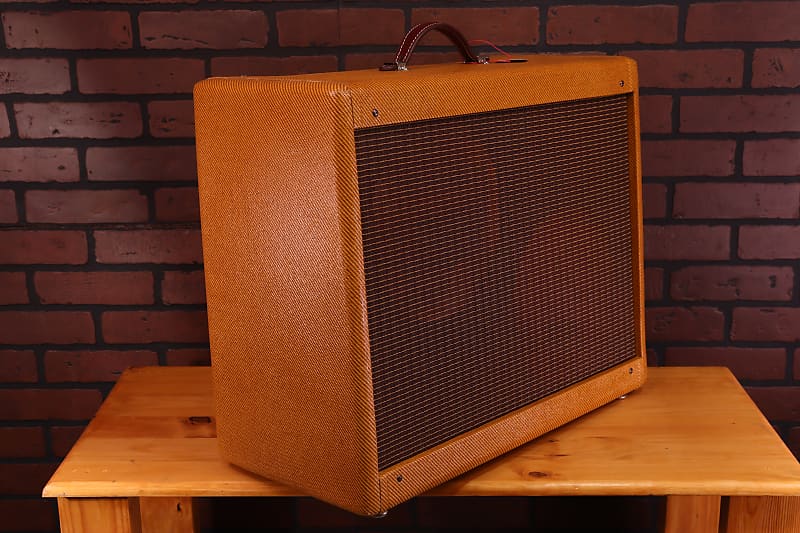Larger Narrow panel 5e3 Tweed Deluxe - Amber/Nitro | Reverb