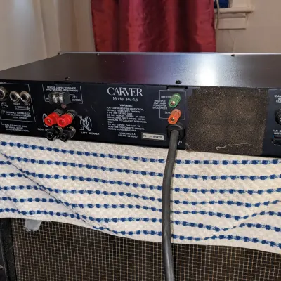 Carver PM-1.5 High Head Room Low Feedback Power Amplifier | Reverb