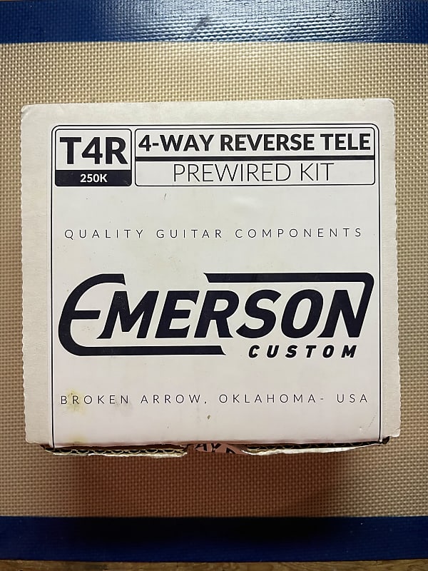 Emerson - Reverse Telecaster 4-way Loaded Control Plate - | Reverb
