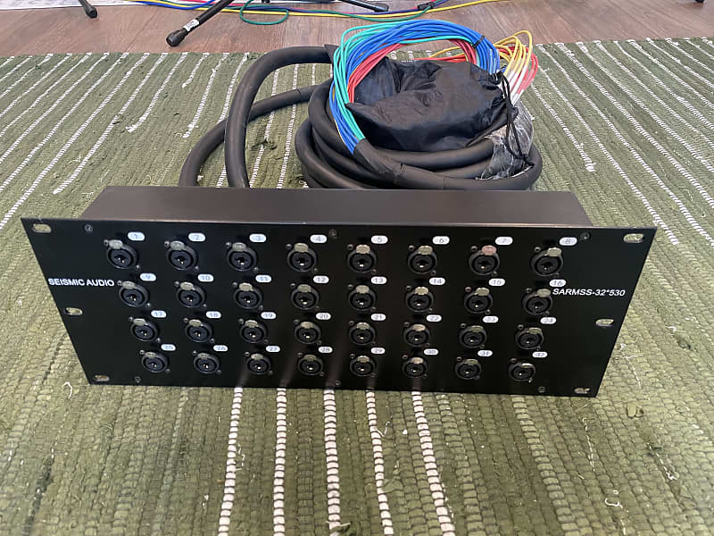 32 Channel Split Snake with 5' and 30' XLR Trunks - Seismic | Reverb