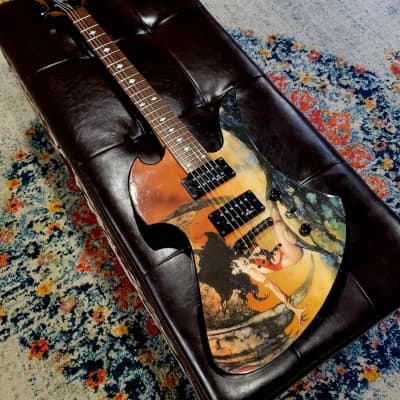 2003 BC Rich Mockingbird - Body Art Series - Vampirella | Reverb