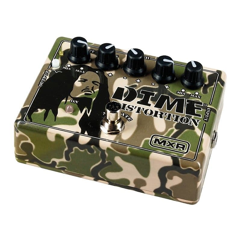 MXR Dime Distortion Camouflage Effects Pedal | Reverb
