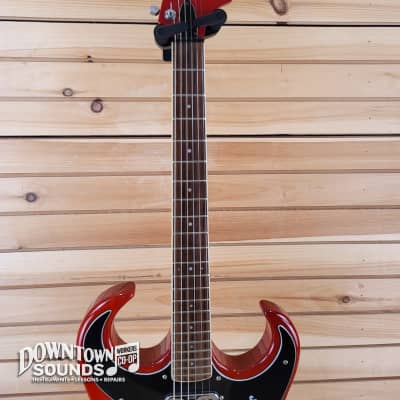 Burns Bison '62 Reissue with Fender Bag - Transparent Red | Reverb