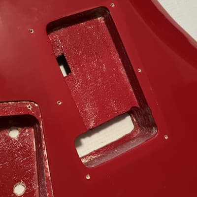 1980's Korean Kramer ZX20 Candy Red Dual Pickup Guitar Body 2 | Reverb