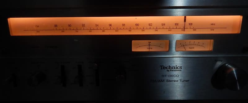 Technics ST-8600 vintage am fm stereo tuner | Reverb