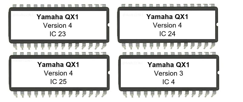 Yamaha QX-1 - Version 4 Firmware Update Upgrade Repair roms | Reverb