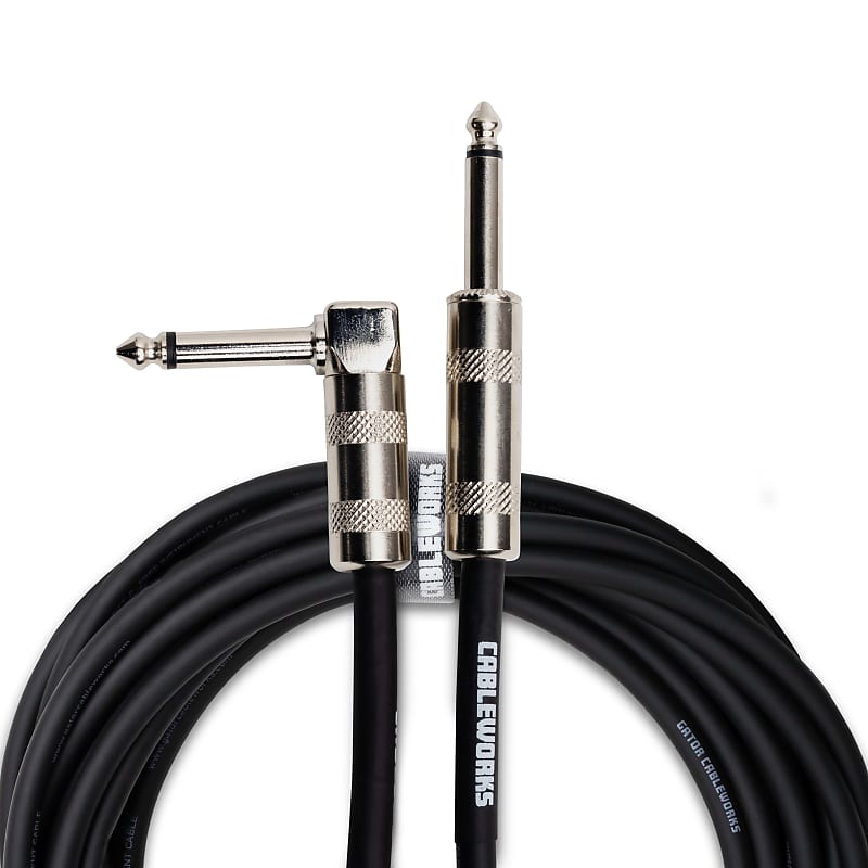 Cableworks By Gator Cases Backline Series 20 Foot Straight to | Reverb