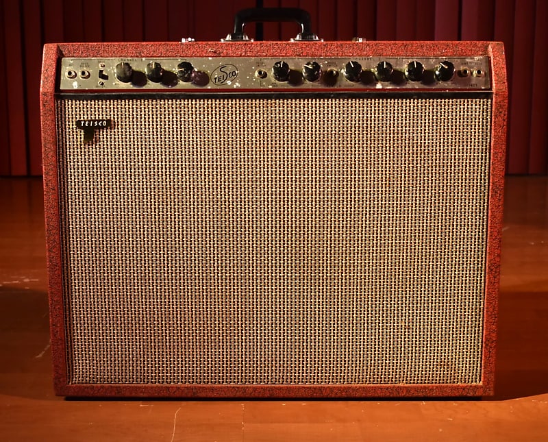 1961 Teisco 78-R Guitar Amp Red | Reverb