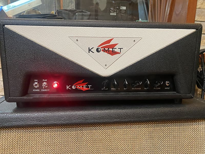 Komet Concorde - Black, white diamond front | Reverb