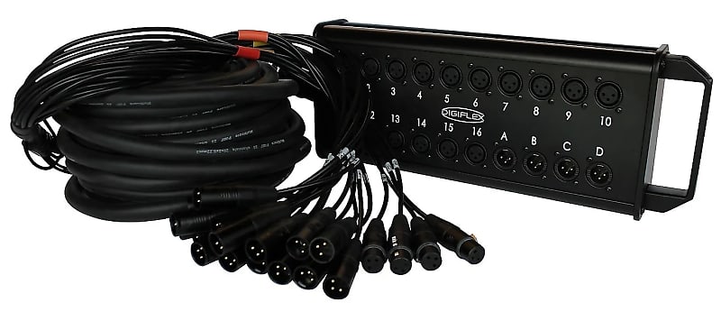 Digiflex HE16-4X-100 100' ft feet 16 x In XLR 4 x Return | Reverb