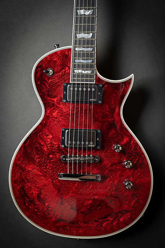 ESP Custom Shop Eclipse CTM Liquid Metal Red (E7640222) | Reverb