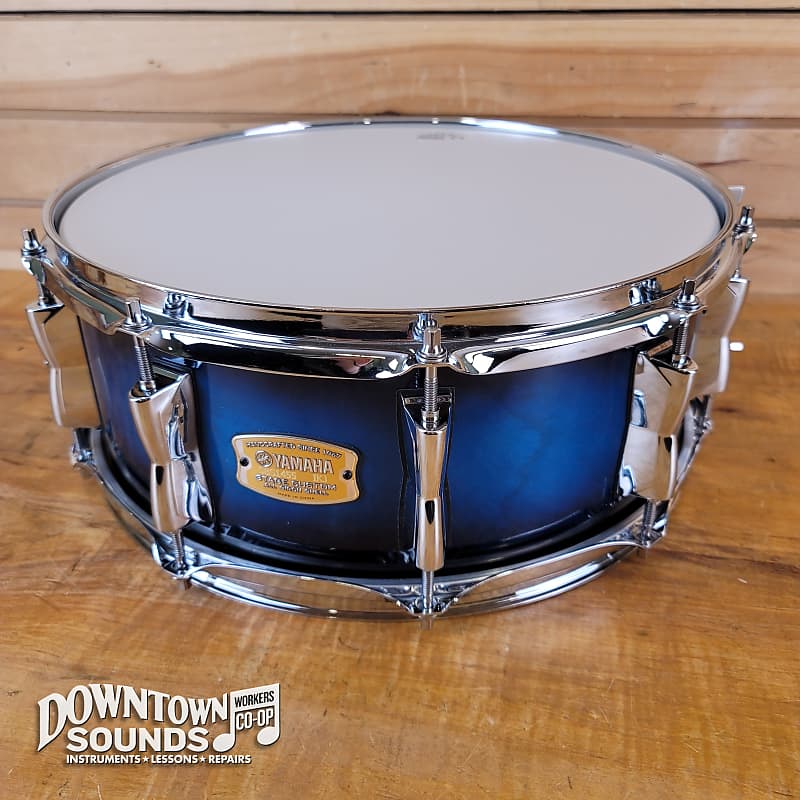 Yamaha 14" x 5.5" Stage Custom Birch Snare Drum - Deep Blue | Reverb