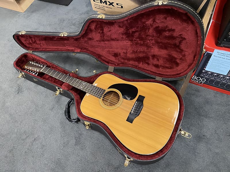 Sigma by Martin DM12-4 12-String Acoustic Guitar - Natural w/ | Reverb